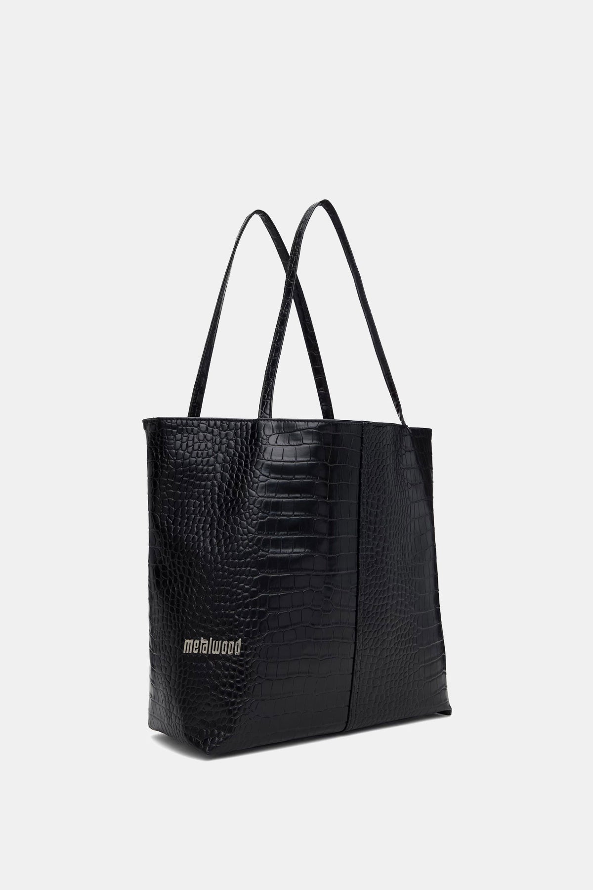 Metal Logo Stud Croc Tote | HOMEBRED
