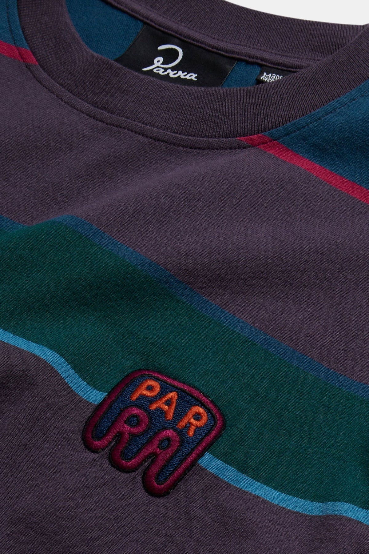 Fast Food Logo Striped Tee Homebred